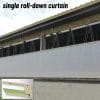 Roll Up Dairy Barn Curtains | AKA Livestock Curtains