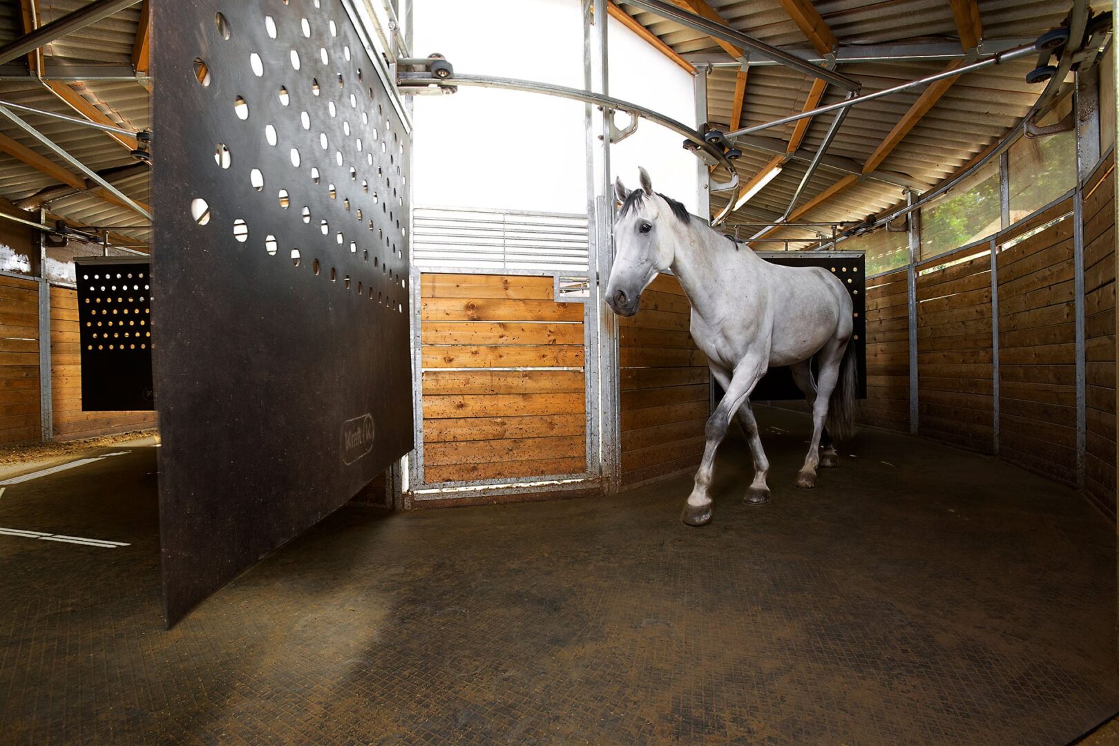 BELMONDO Rubber Horse Walker Mats for Stable Exercise