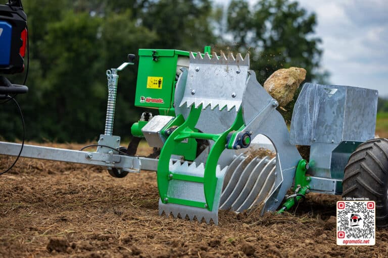 The Stoneless ATV Rock Picker for Efficient Stone Picking