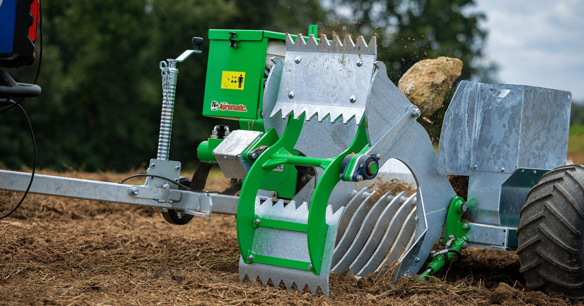 The Stoneless ATV Rock Picker for Efficient Stone Picking